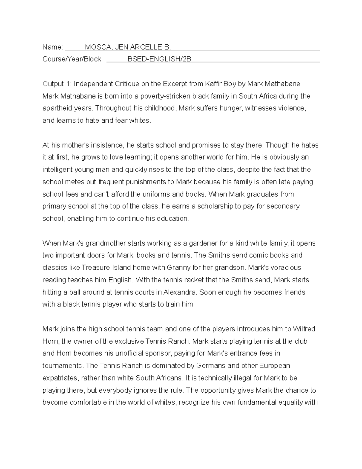 Module-4-Outputs-with-answer (1).docx - Name: MOSCA, JEN ARCELLE B ...