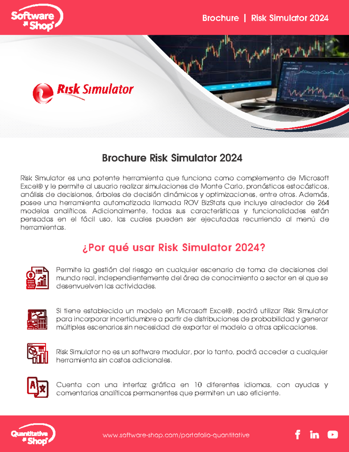 BR Risk Simulator 2024 - Manual - Brochure Risk Simulator 2024 Risk Simulator es una potente ...