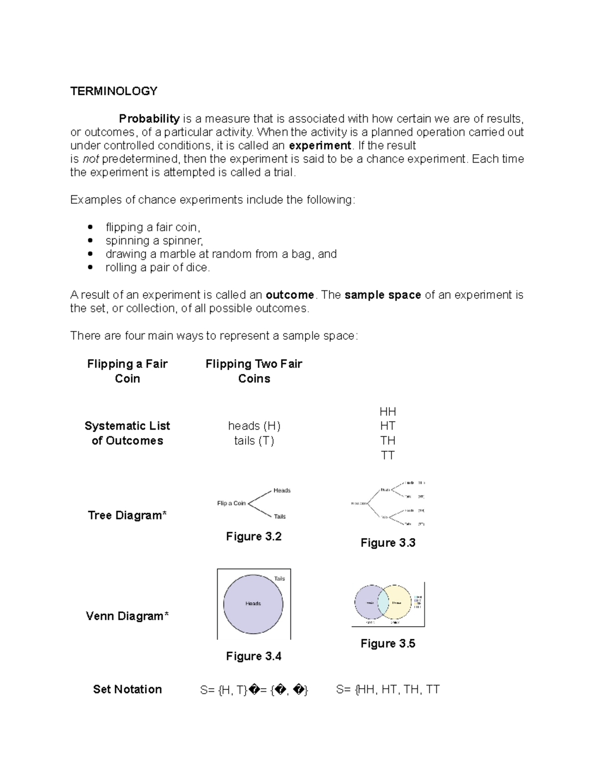 Probability Topics ( Terminology) - TERMINOLOGY Probability is a ...