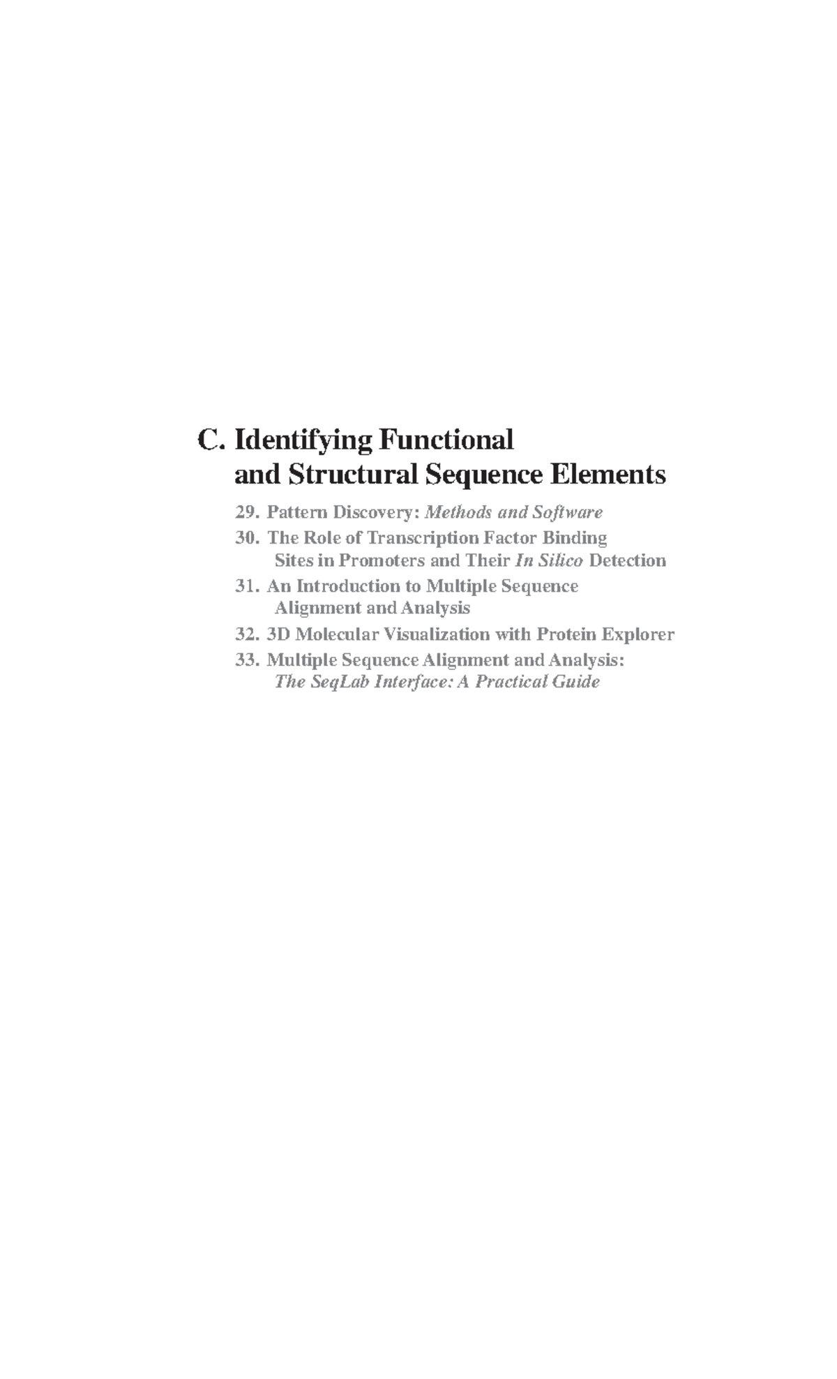 Introduction to bioinformatics-168 - Pattern Discovery — 489 C ...