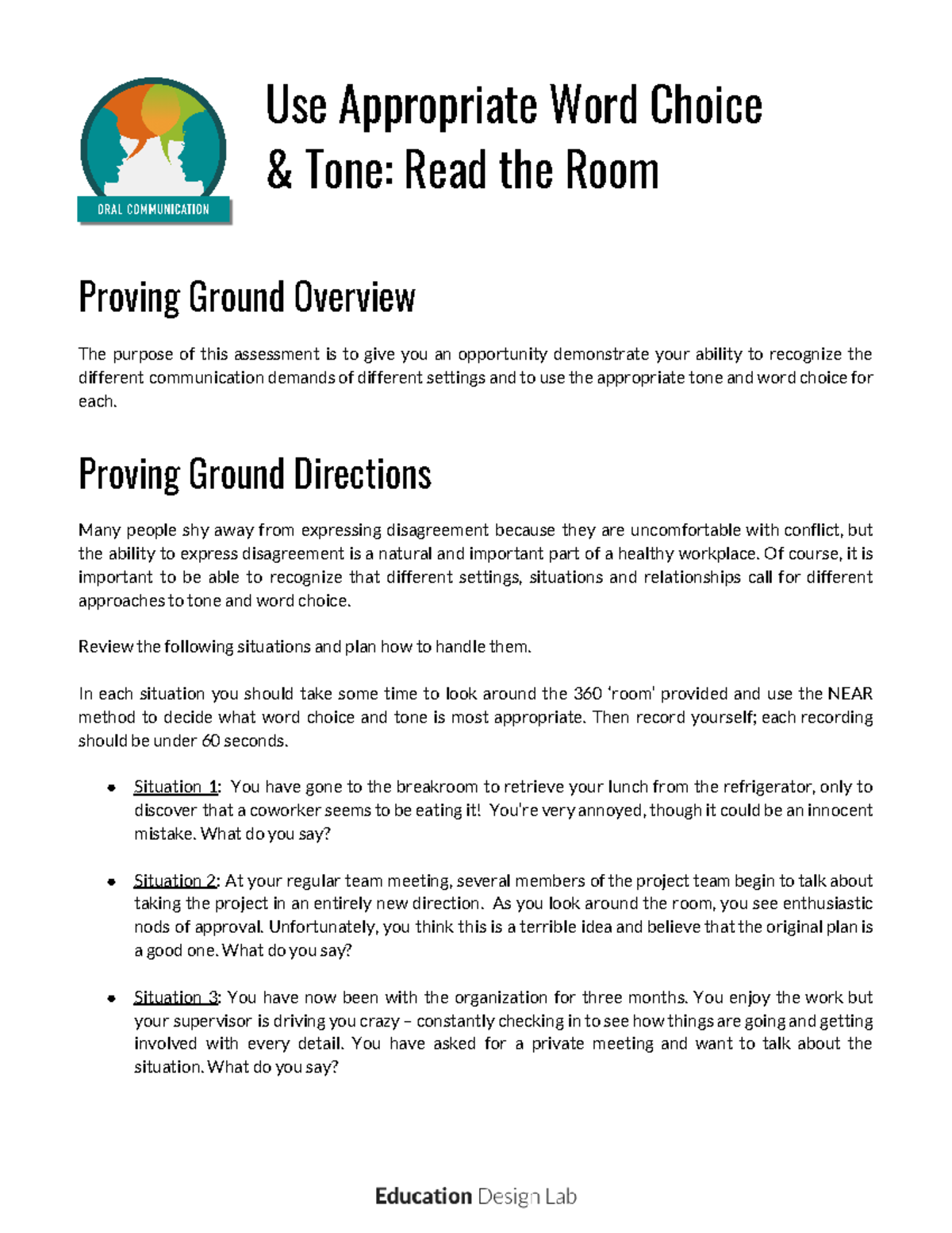 Use Appropriate Word Choice and Tone - Use Appropriate Word Choice ...