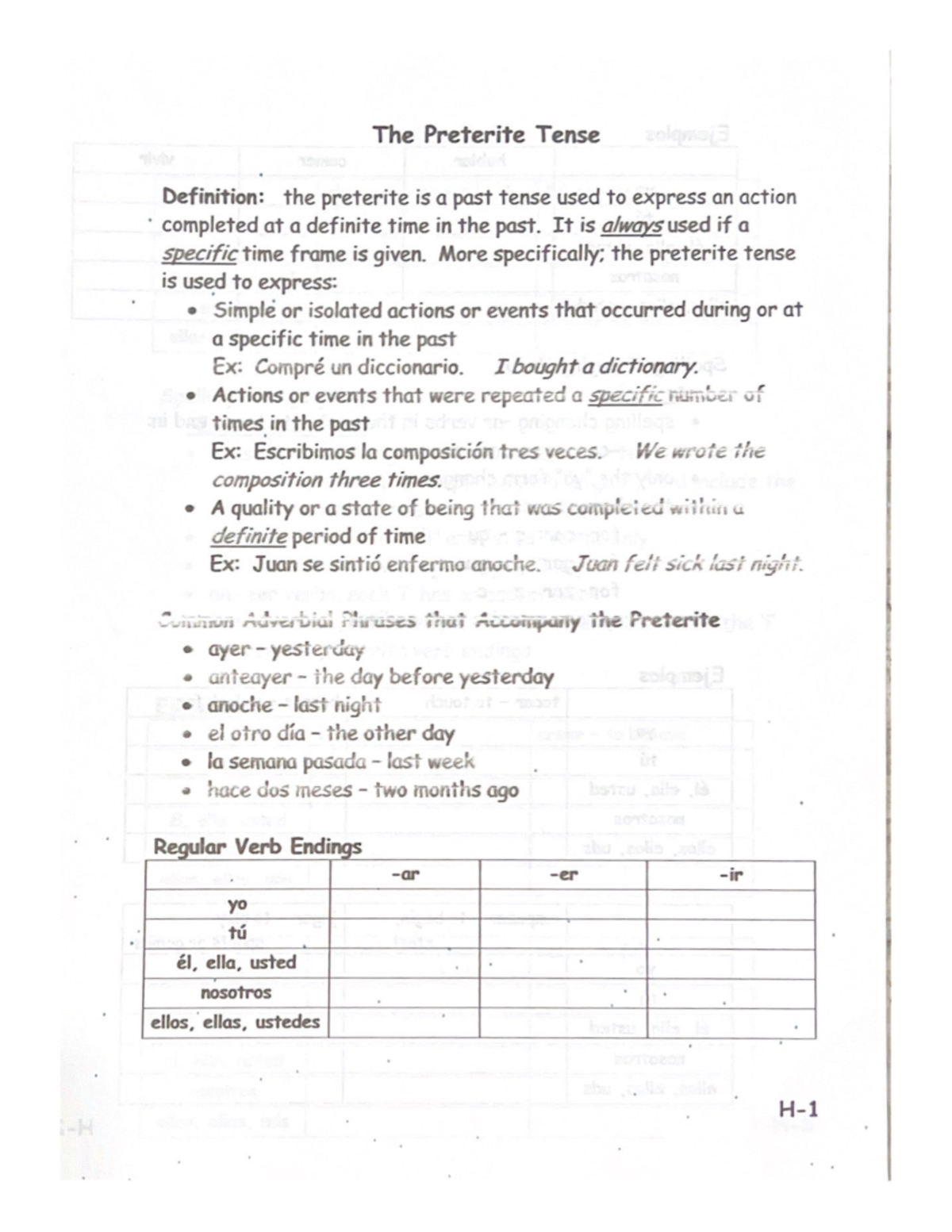 Edward Machado Vazquez - The Preterite Tense - Introduction to Biology ...