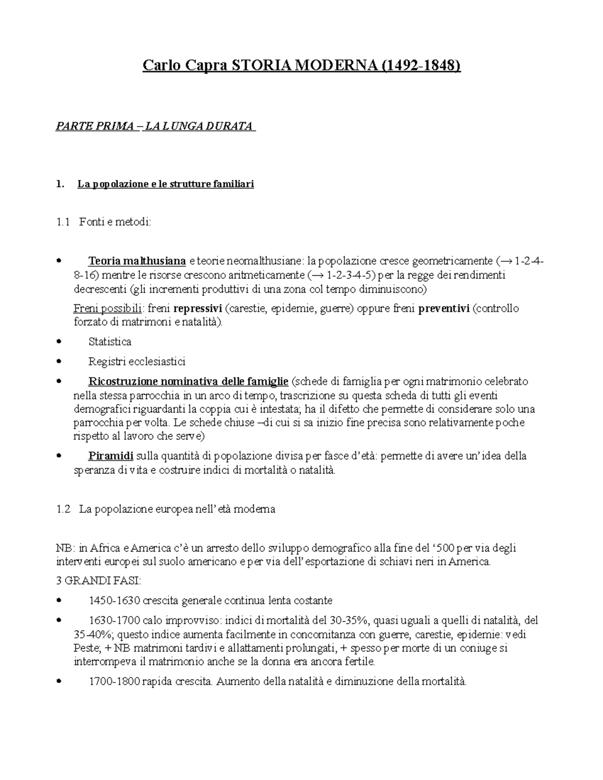 Storia moderna carlo capra pdf - Carlo Capra STORIA MODERNA (1492-1848 ...