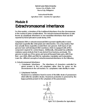 Module 10 Population Genetics - Module X. Population Genetics Overview ...