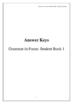 21st Century Communication 1 Answer Key - CENTURY COMMUNICATION ...