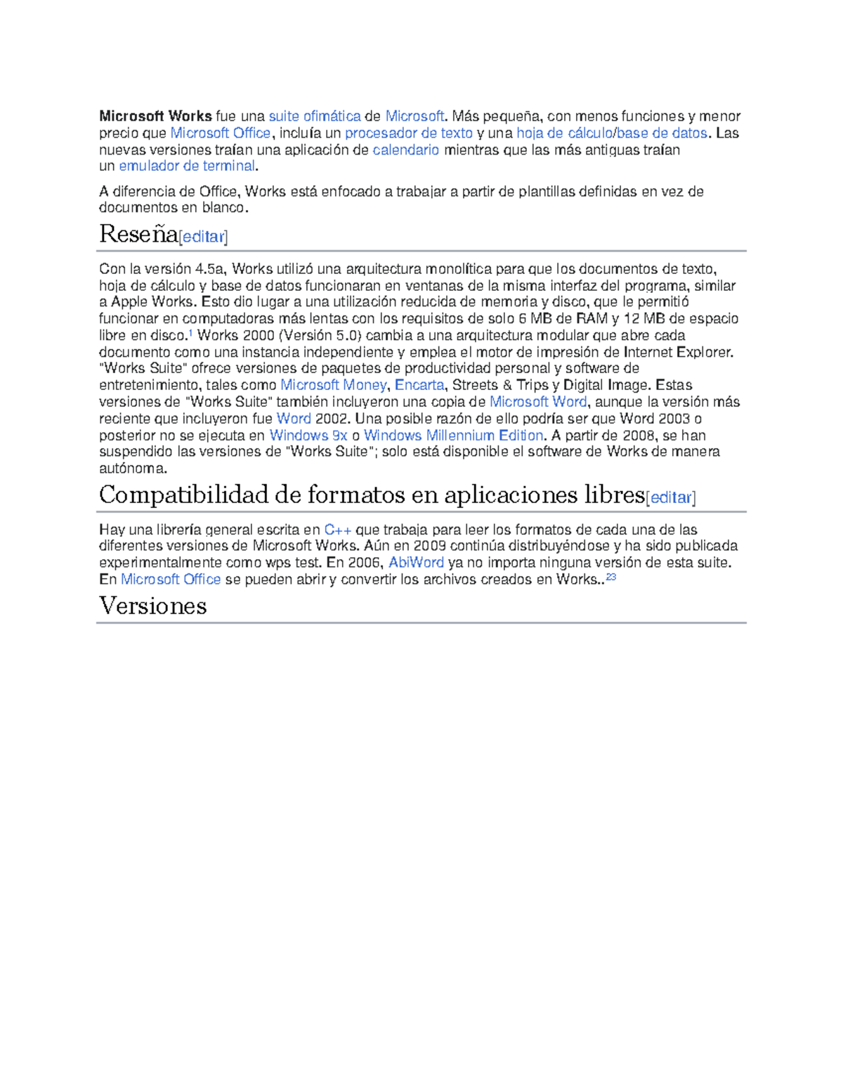 Microsoft Works - Informática - Microsoft Works fue una suite ofimática ...