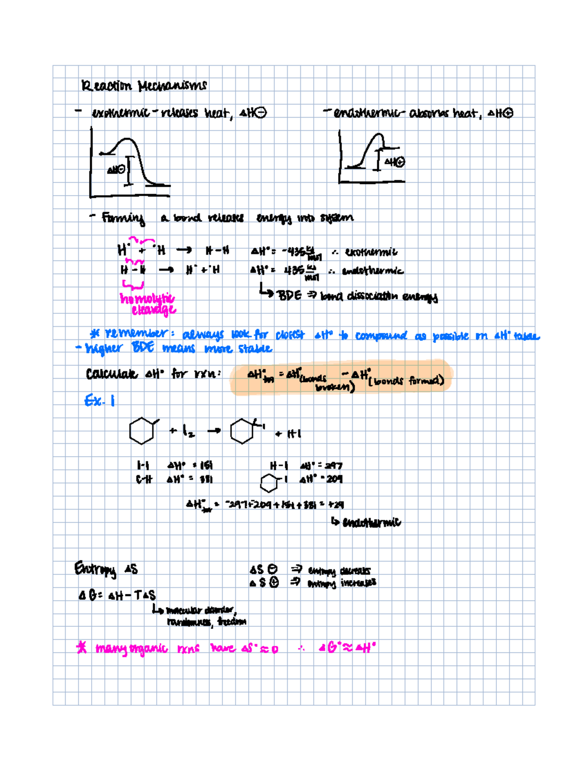 Ch 6 Notes- Intro to Organic Rxn Mechanisms - Reaction Mechanisms ...