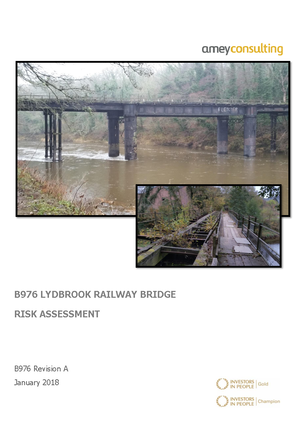 Earthworks Risk Assessment - These are mostly constructed on the routes ...