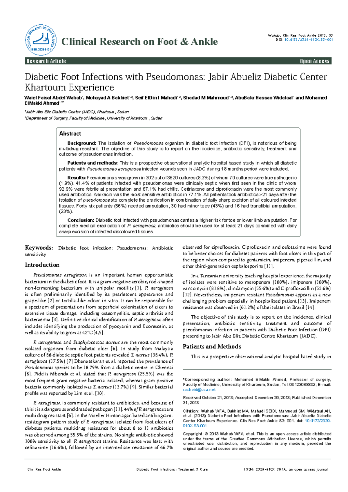 Diabetic-foot-infections-with-pseudomonas-jabir-abueliz-diabetic-center ...