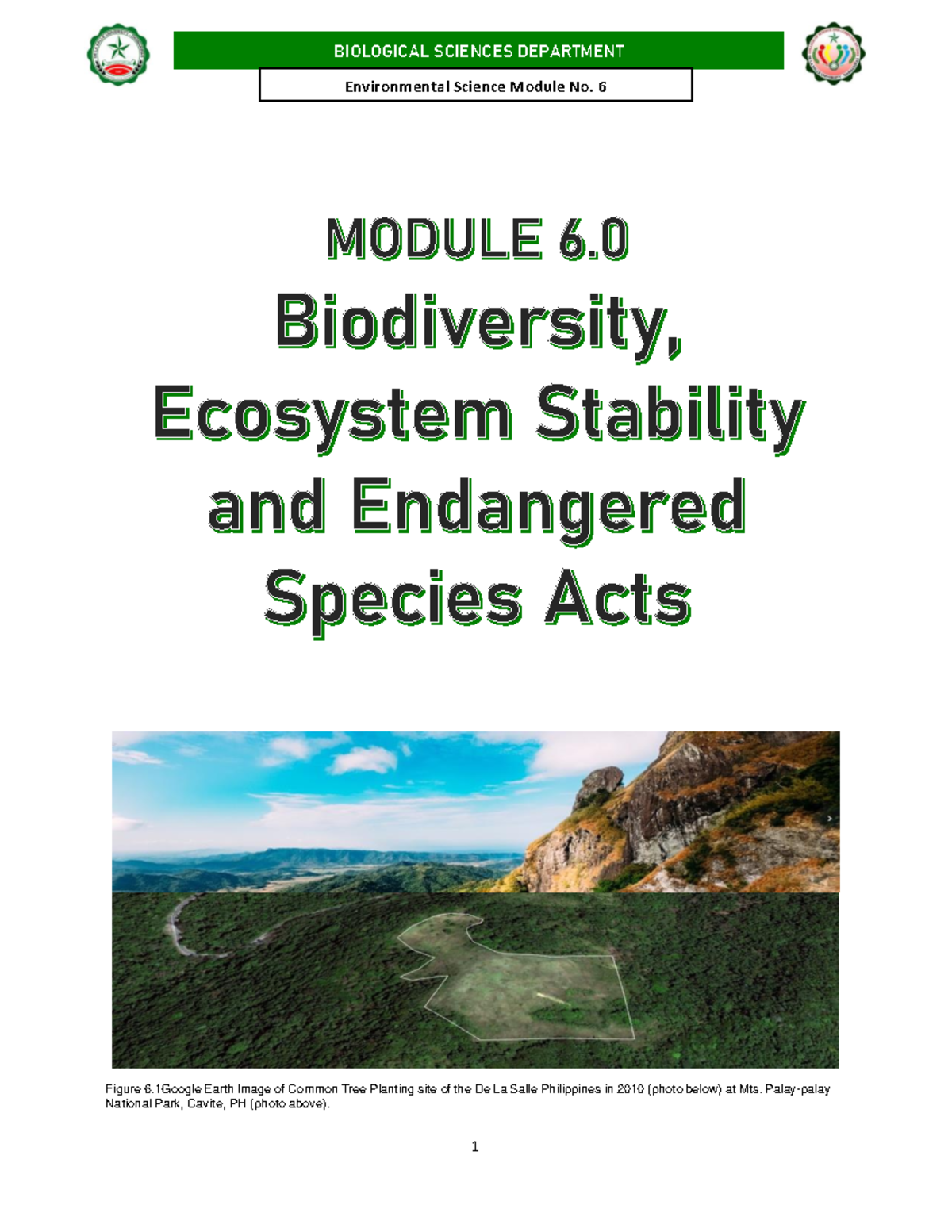 Module 06 Biodiversity - Significance and Conservation - Environmental ...