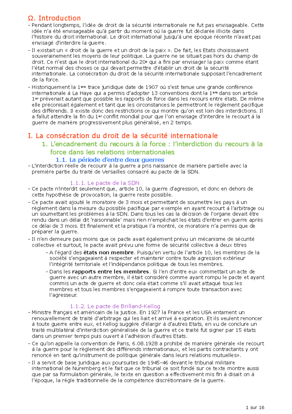 2. Organisation de la sécurité internationale - Warning: Error during font loading ...