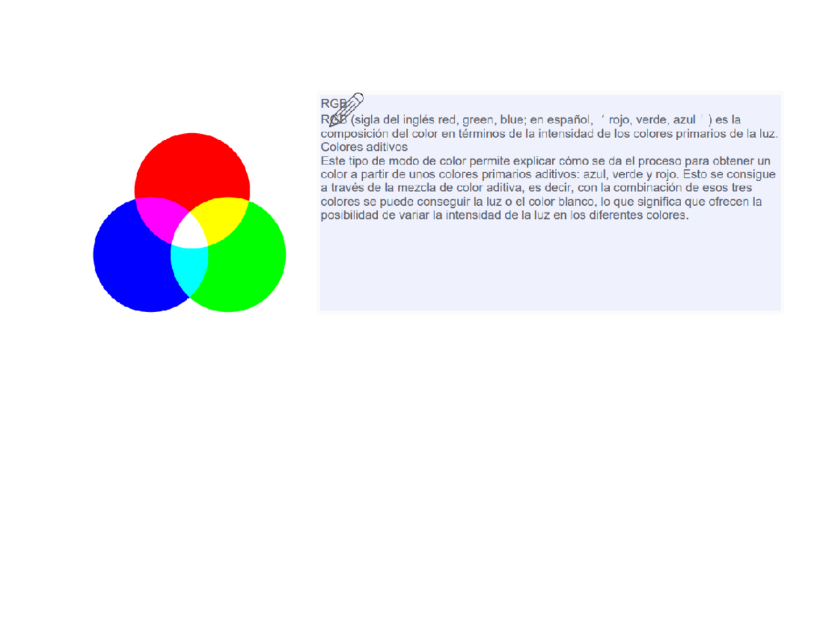 Rgb - rgb - Teoria y manejo del color - Studocu