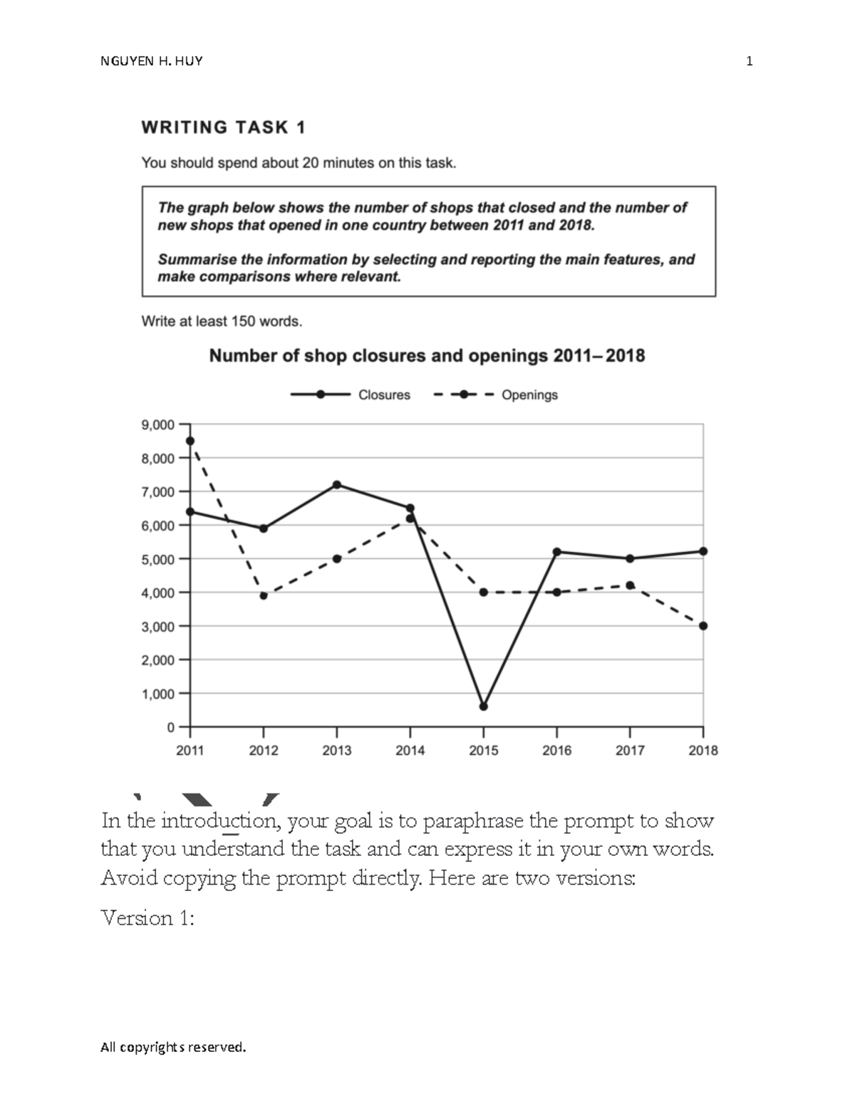 FULL Tutorial TASK 1 - Advanced Level - NGUYEN H. HUY All copyrights reserved. 1 In the - Studocu