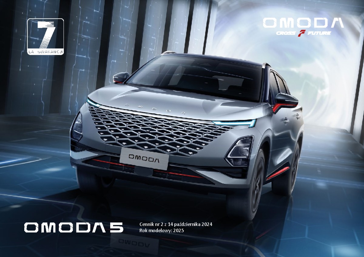 Omoda 5 - Cennik - Aaa - Cennik nr 2 z 14 października Rok modelowy ...