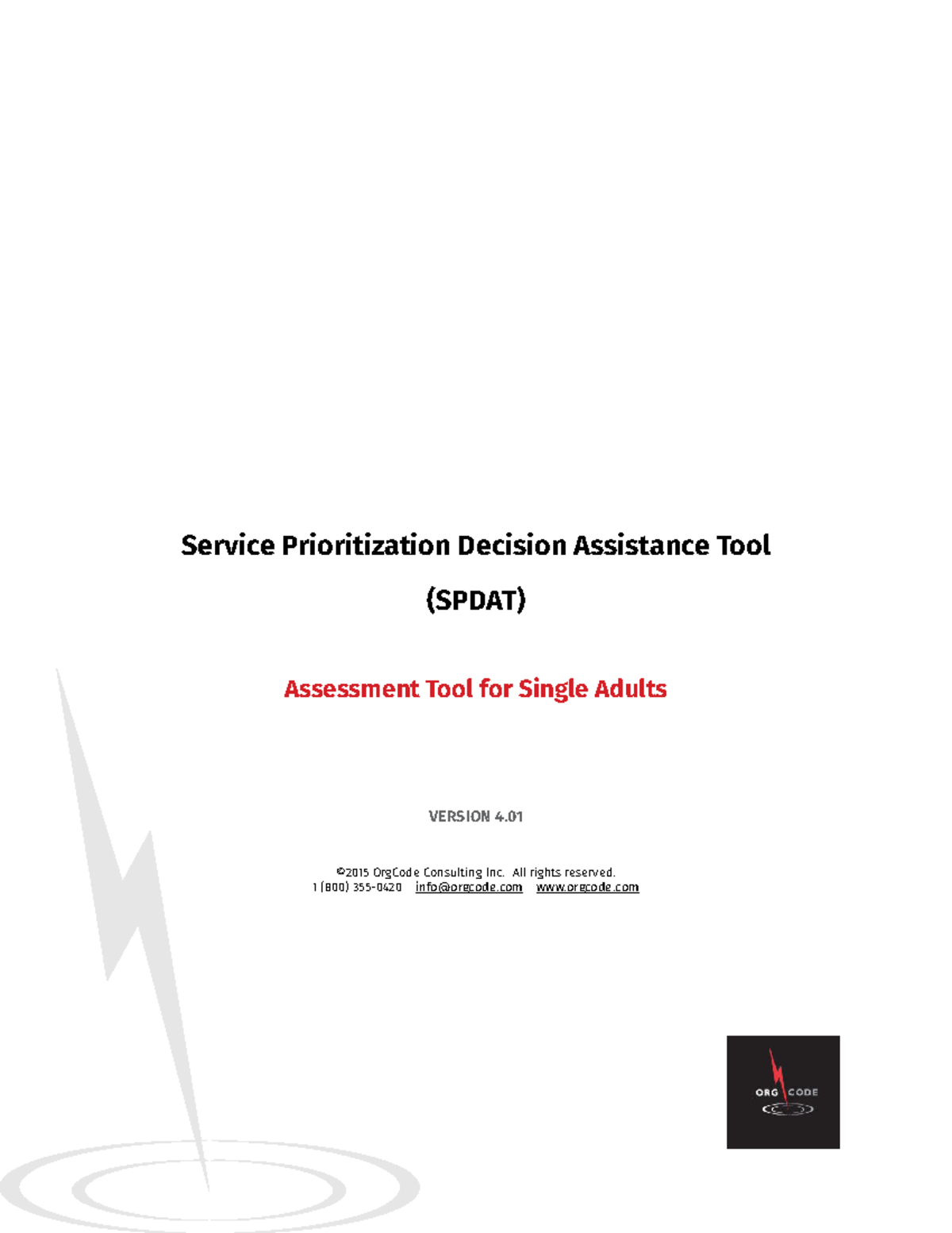 Spdat-v4 - Lecture notes 7-8 - Service Prioritization Decision ...