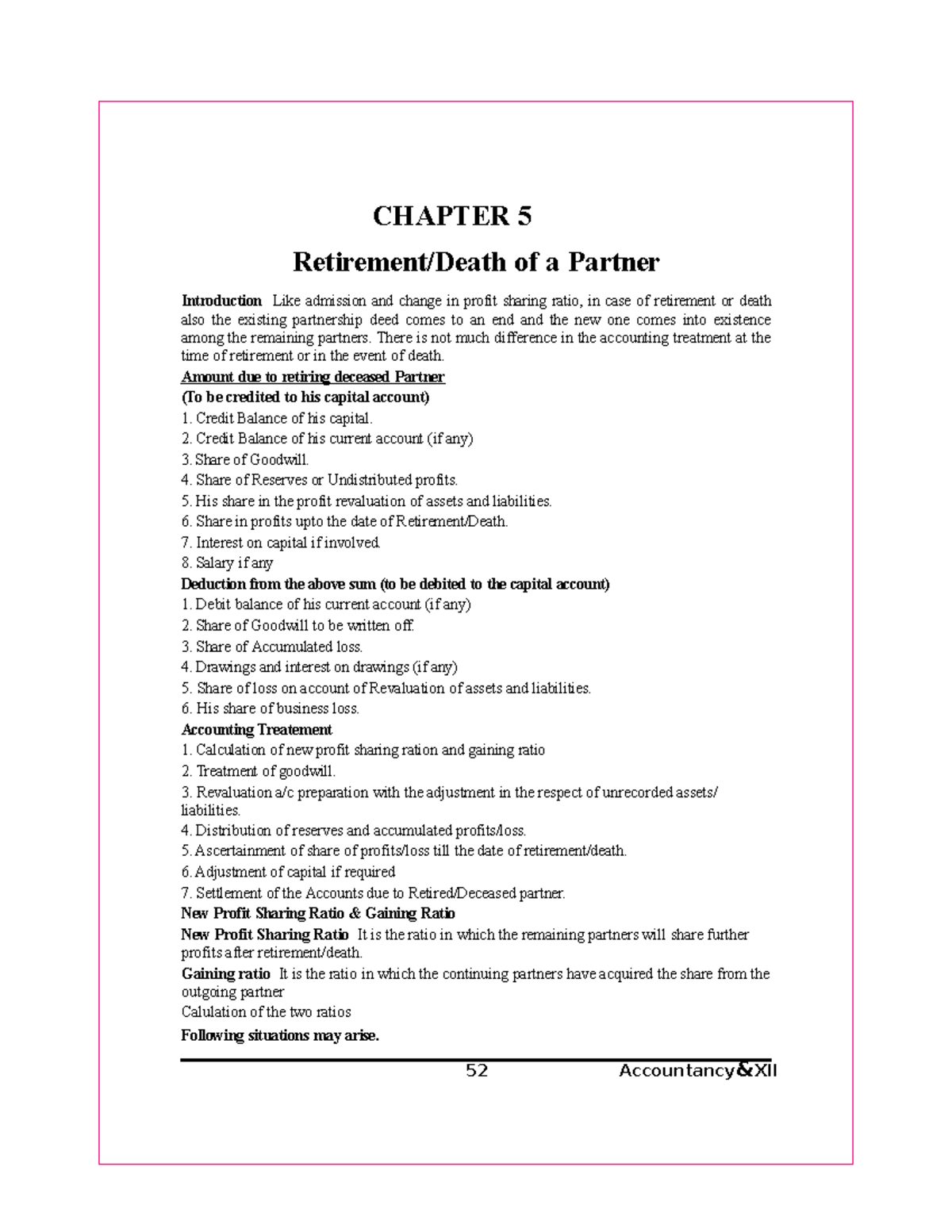 12 accountancy notes CH05 retirement and death of a partner 01 - Bishop ...
