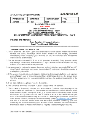 Icaew 2020 TC Notes - Tax Compliance PWC Integrated Workbook ICAEW ...