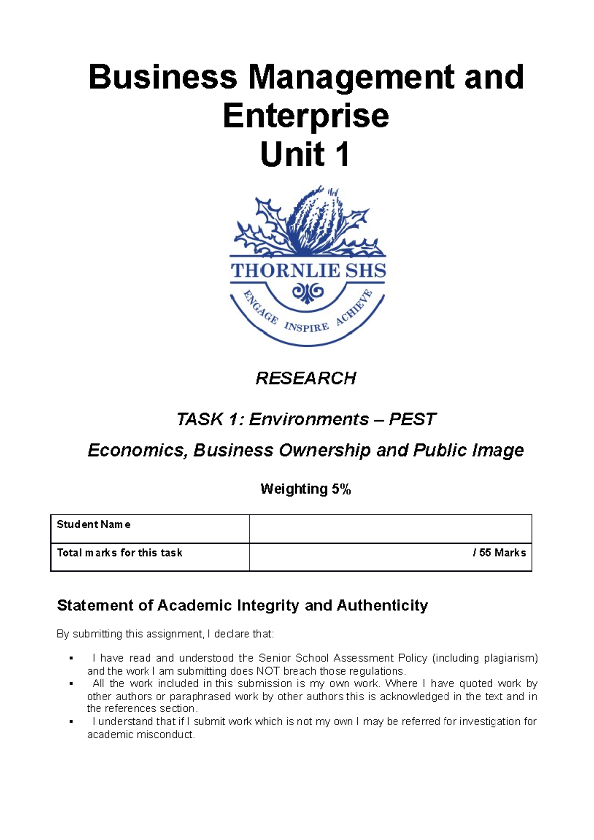 Task 1 pharmacology worksheet class notes for - Business Management and ...
