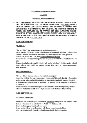 BAIL AND Other Forms OF Release Recordings - BAIL AND OTHER FORMS OF ...