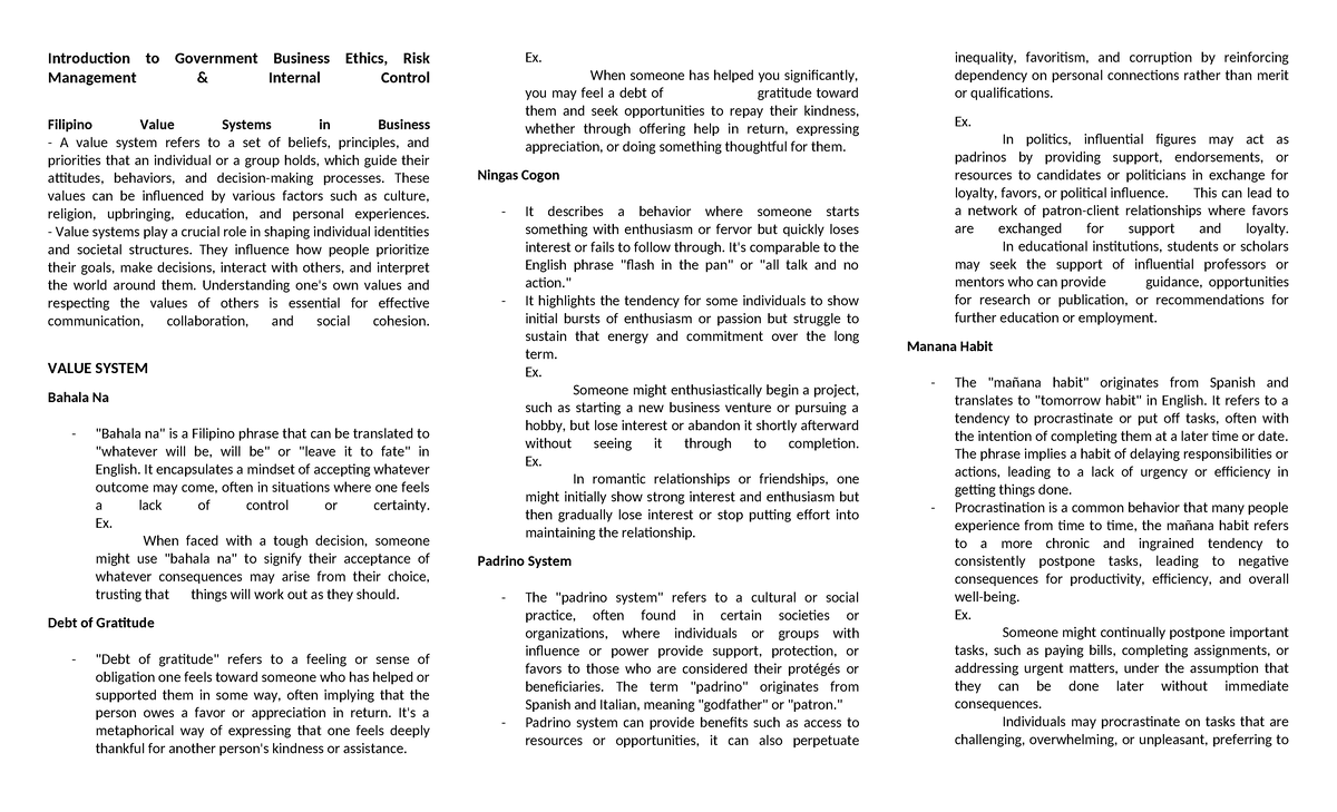 Introduction-to-Government-Business-Ethics - Introduction to Government ...