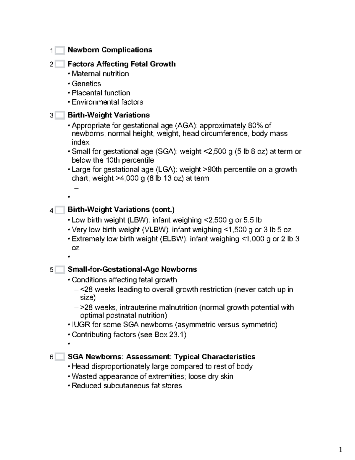 High risk newborn revised-1 - Newborn Complications Factors Affecting ...
