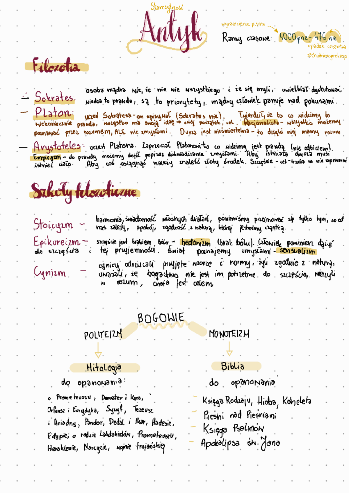 Antyk streszczenie epoki - Starozytnost Anlyh wynalezienie pisma Ramy ...