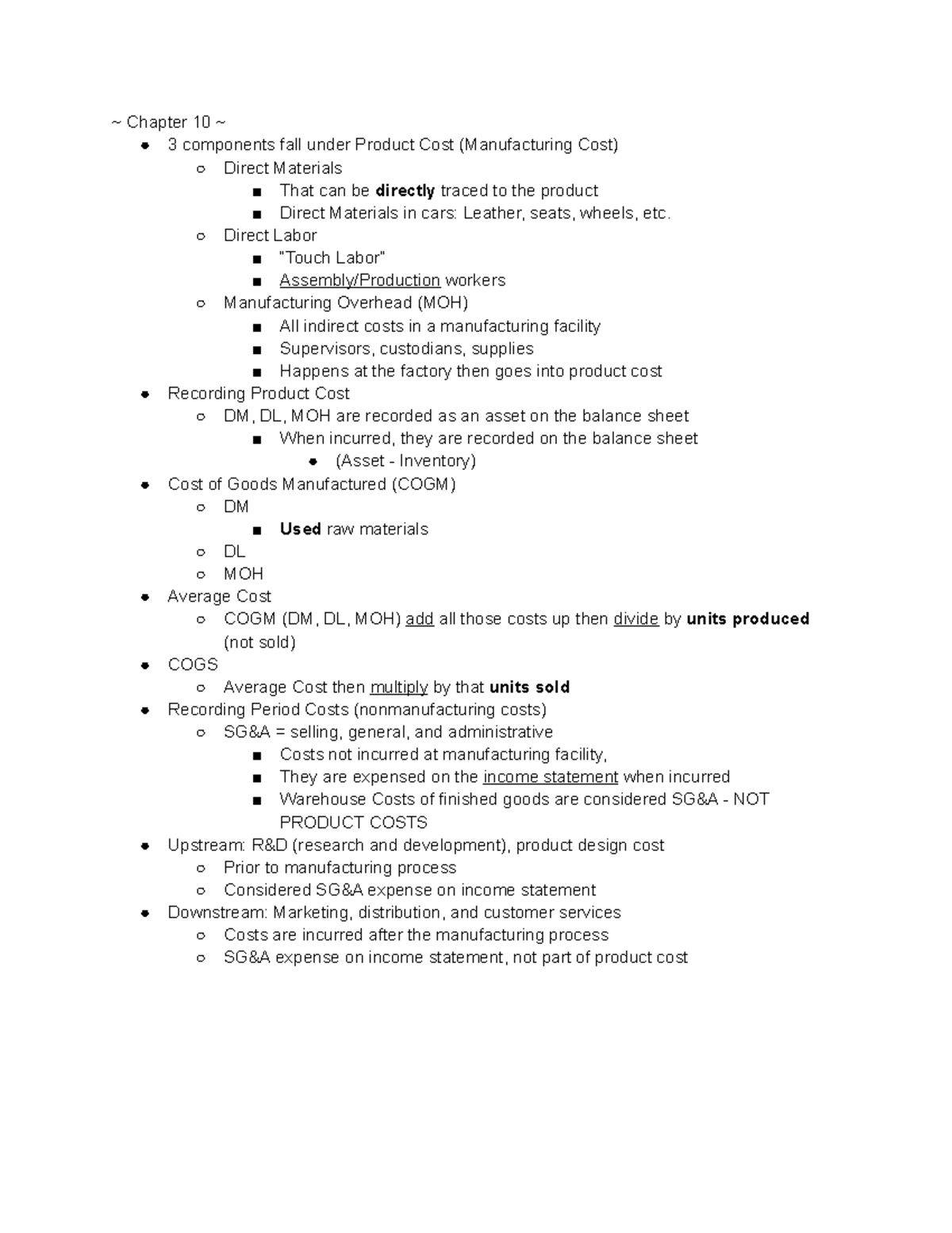 ACCT 110 - Exam 2 - Introduction to Accounting - ~ Chapter 10 ~ 3 ...