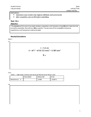 ECE20007 Lab Doc - ECE20007: Experiment 7 Passive Filters Ryan Beasley ...
