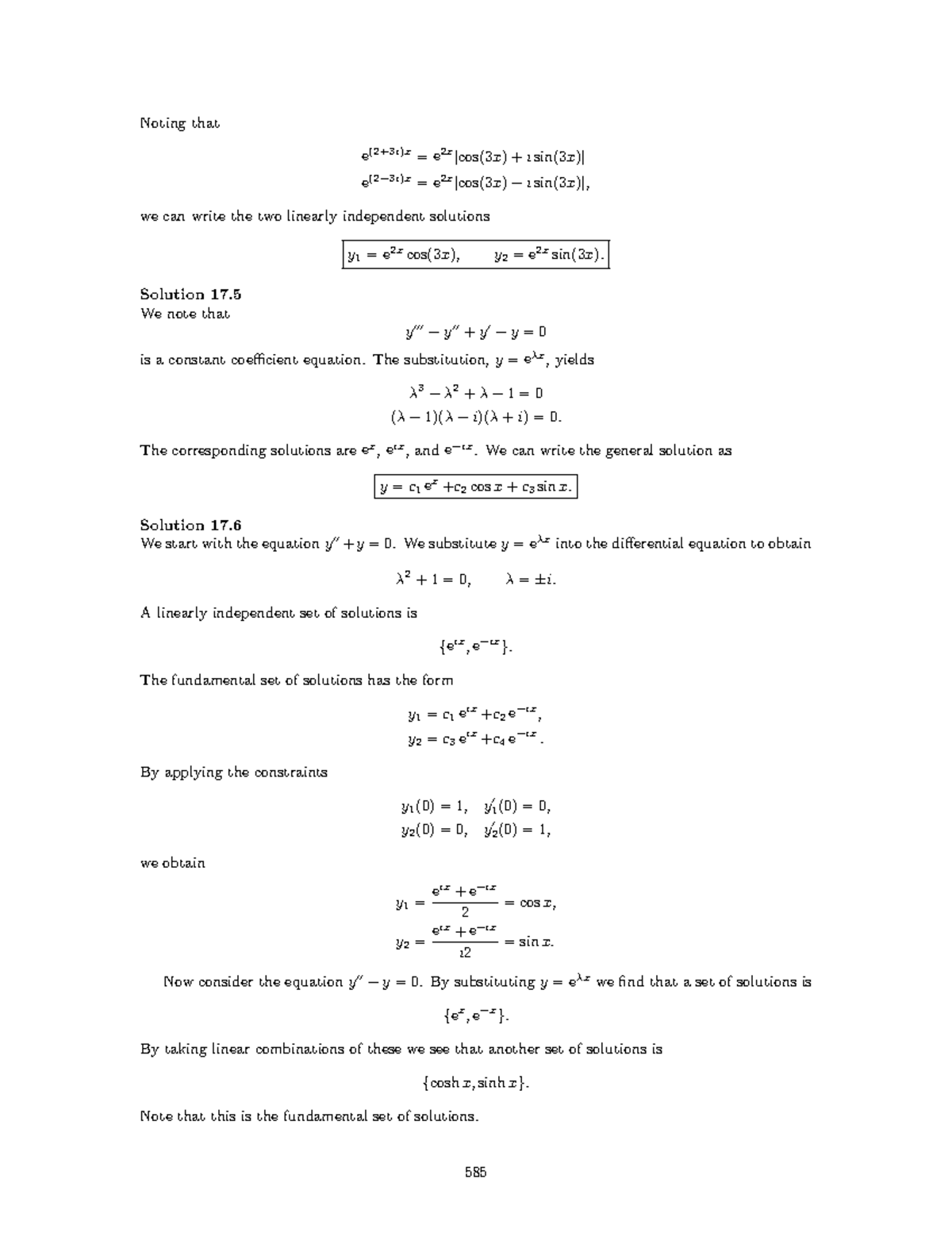 Ref MATH Adv Math Methods Sean Mauch-152 - Noting that e (2+3i)x = e 2 ...