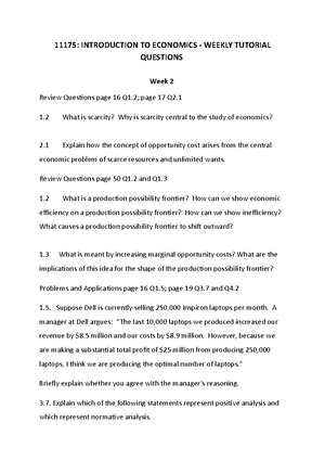 Week 4 Review and Tutorial Questions and Answers - Week 4 Review and Tutorial Questions and ...