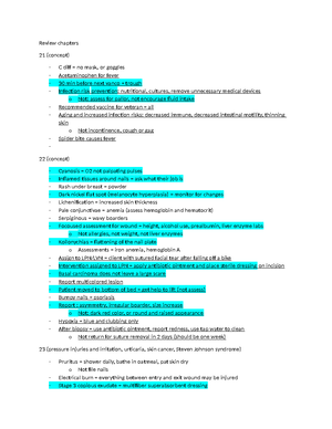 225 exam 4 - lecture material for health assessment exam 4: neuro, MSK ...
