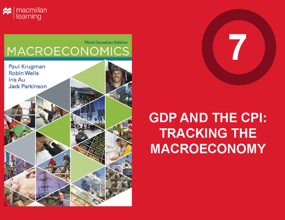 ECON 1020 Chapter 7 - PDF uploaded - 7 GDP AND THE CPI: TRACKING THE ...