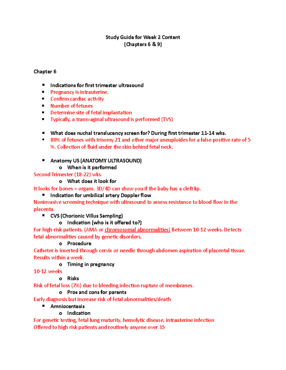 Study Guide for Week 2 Content Summer 2021-1 - Study Guide for Week 2 ...