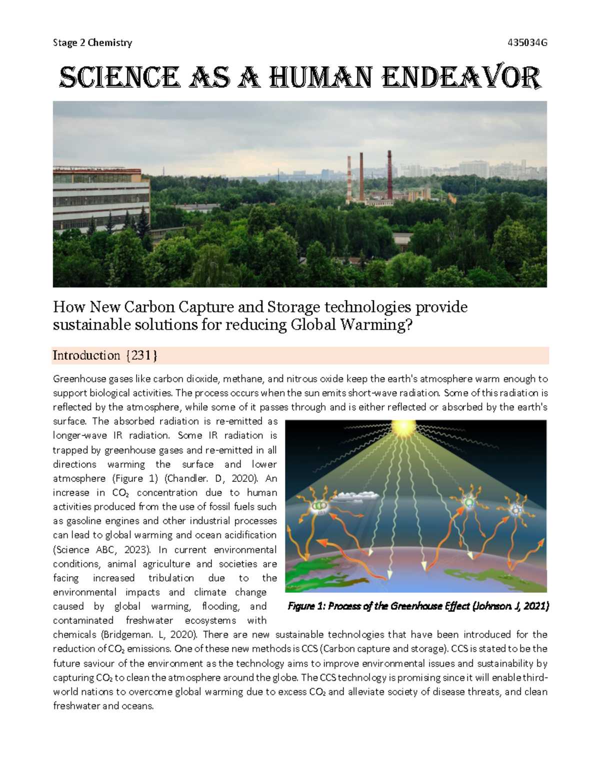 2CEM20-AT1-SHE Task - SCIENCE AS A HUMAN ENDEAVOR How New Carbon ...