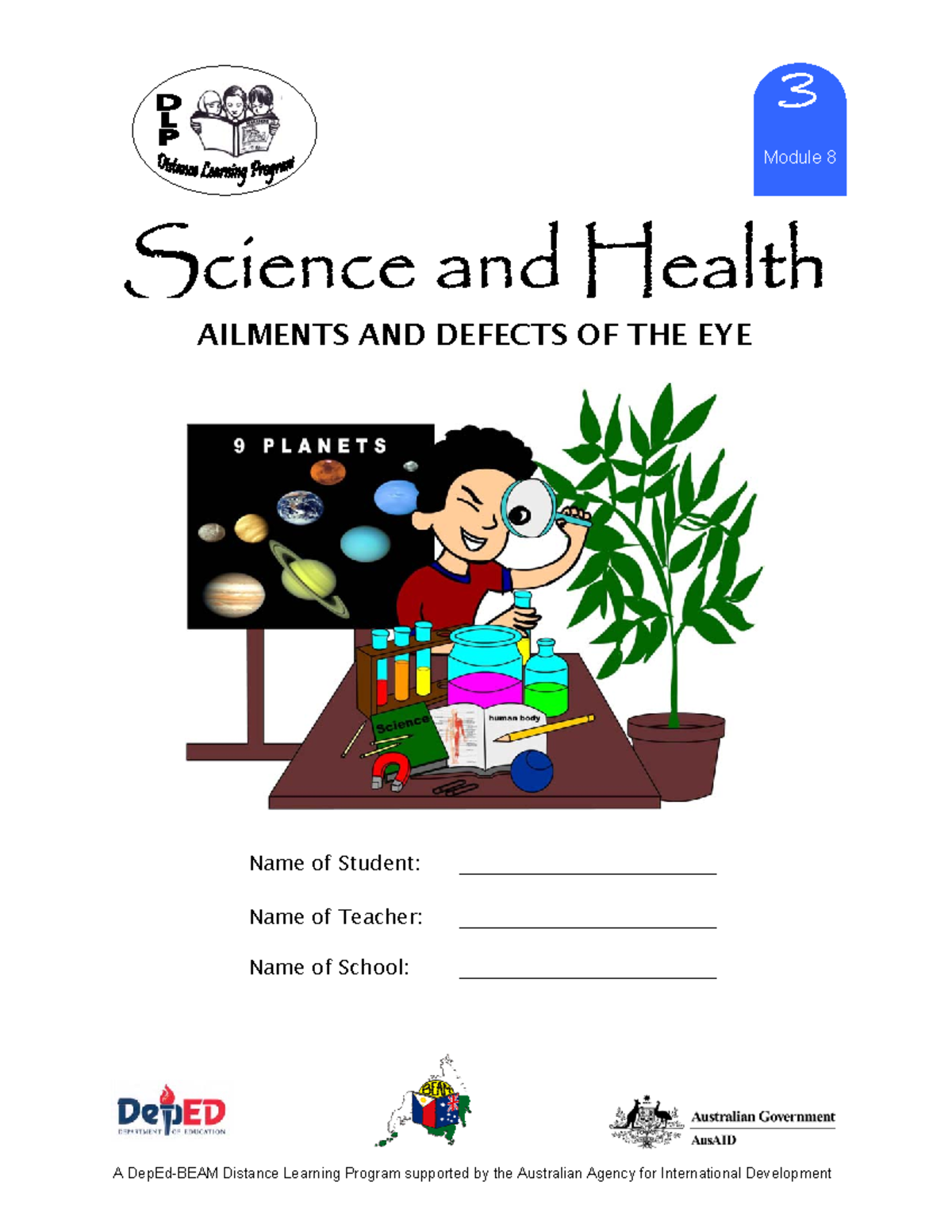 Science 3 DLP 8 - Ailments and defects of the eye - Science and Health ...