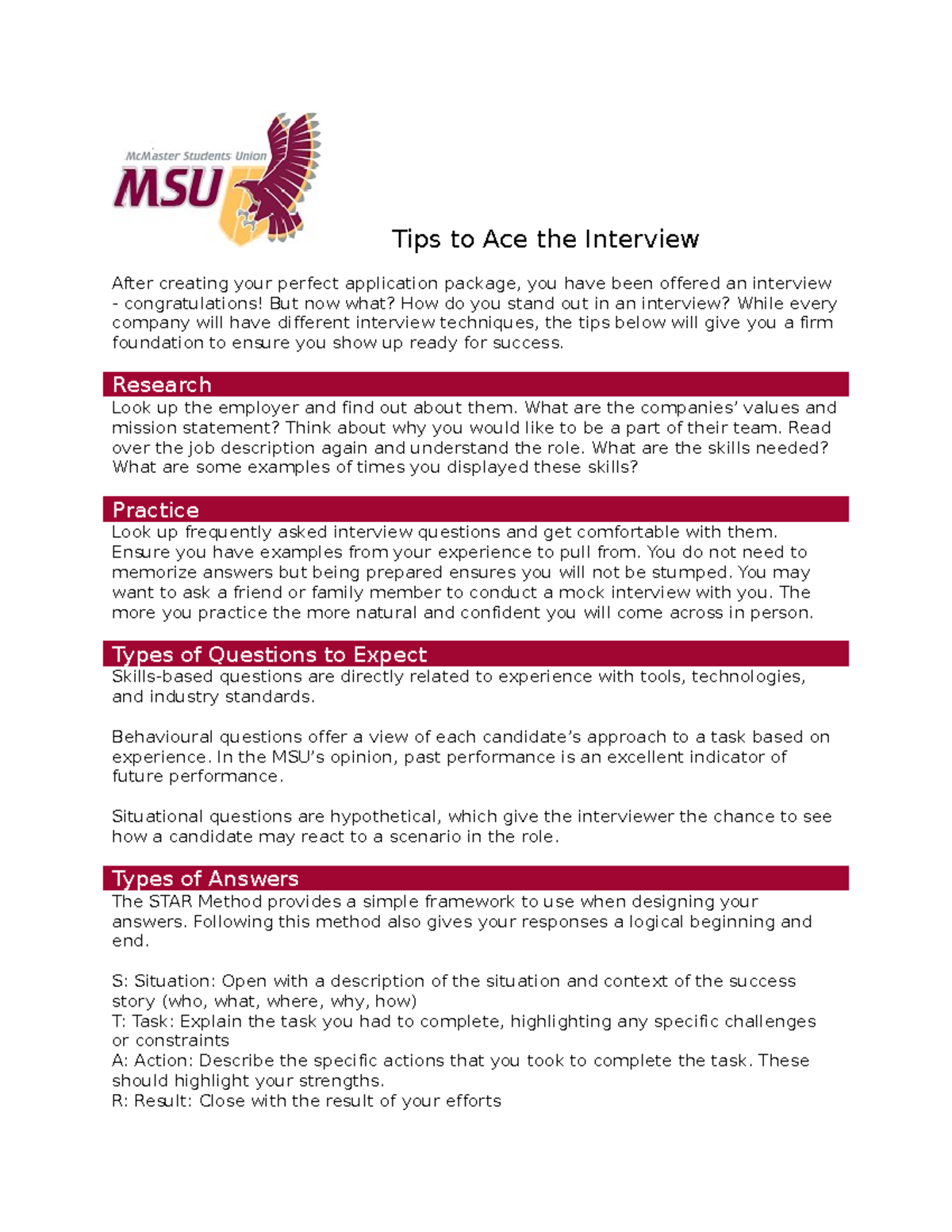 Original Tips to Ace the Interview - Tips to Ace the Interview After ...