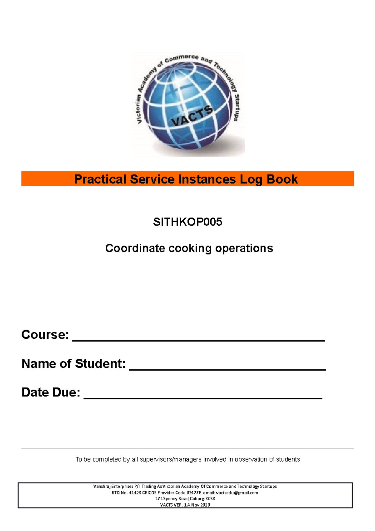 Sithkop 005 Service LOG 12 Instances Aabishkarg - Practical Service ...