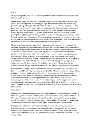 unit 8 health and social care - Unit 8: Promoting Public Health What ...