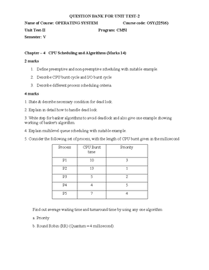 OSY-Solved-Manual - solved manual - Operating System - Studocu