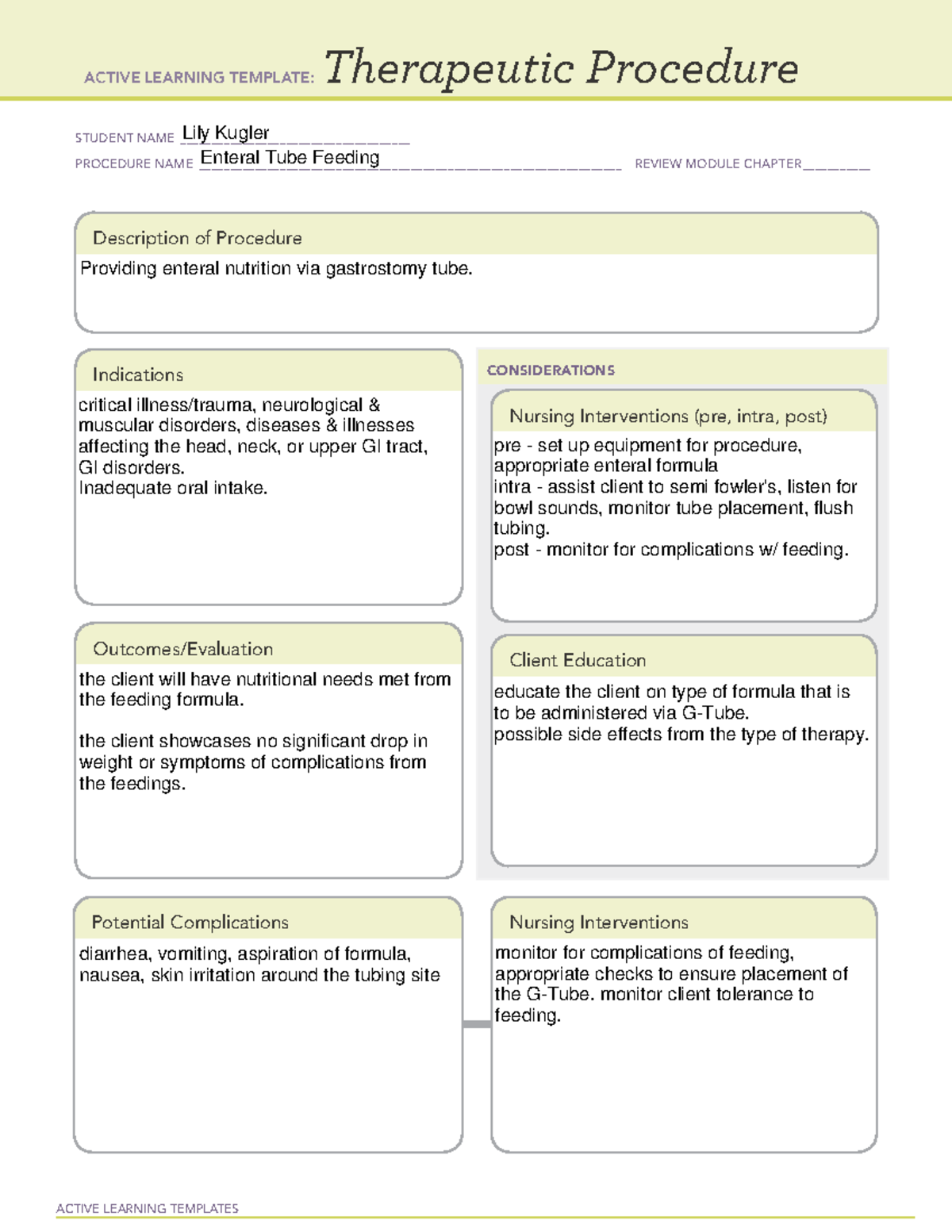 Gastrostomy Care