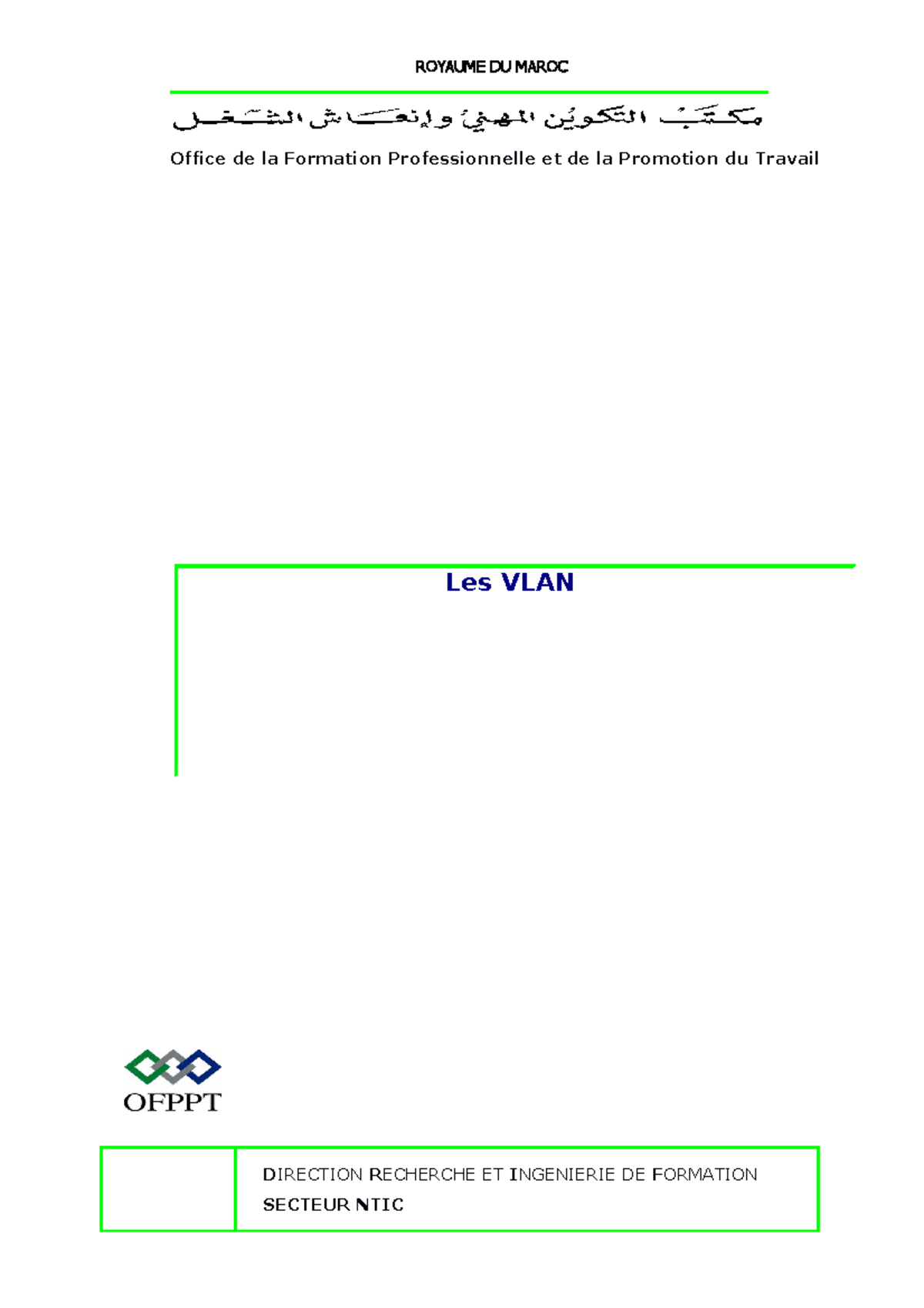 Les vlan - This is course of Unix Administration - Opérations Unitaires ...