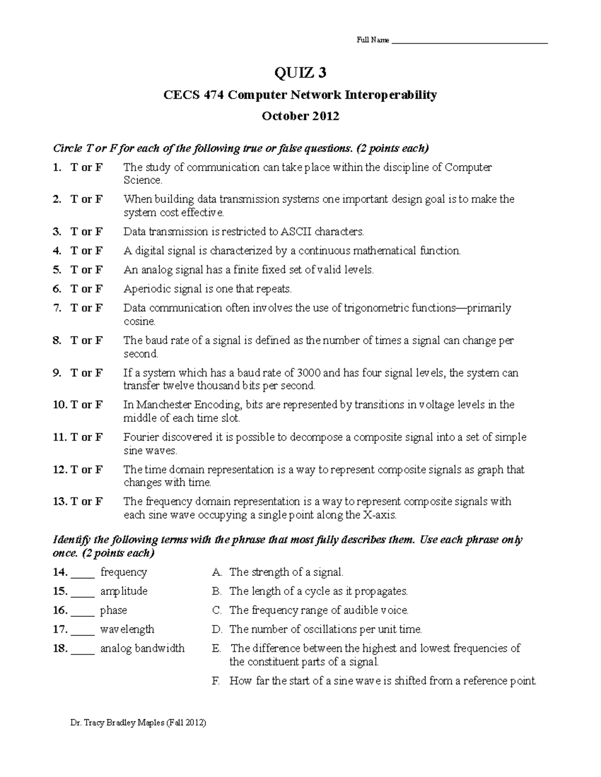 Sample-Quiz3 - Dobar lik je - Full Name ...