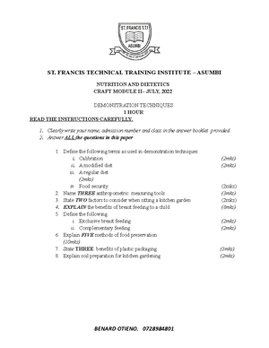 Project Management - Final exam revision questions - PROJECT MANAGEMENT ...