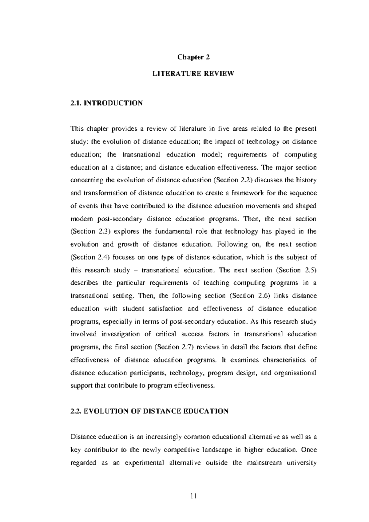 1 - Notes - Chapter 2 LITERATURE REVIEW 2. INTRODUCTION This chapter ...