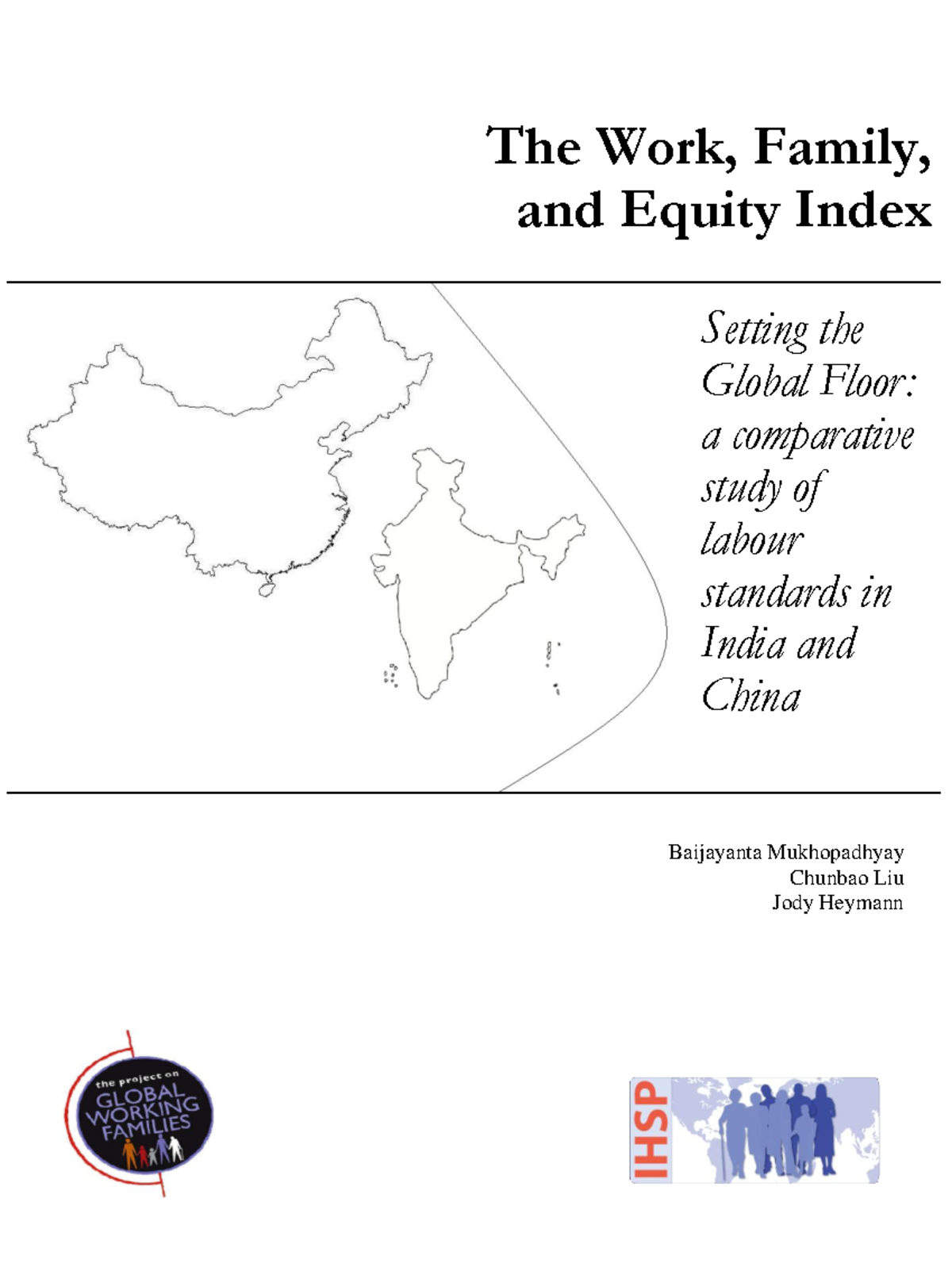 World equity india and china - The Work, Family, and Equity Index ...