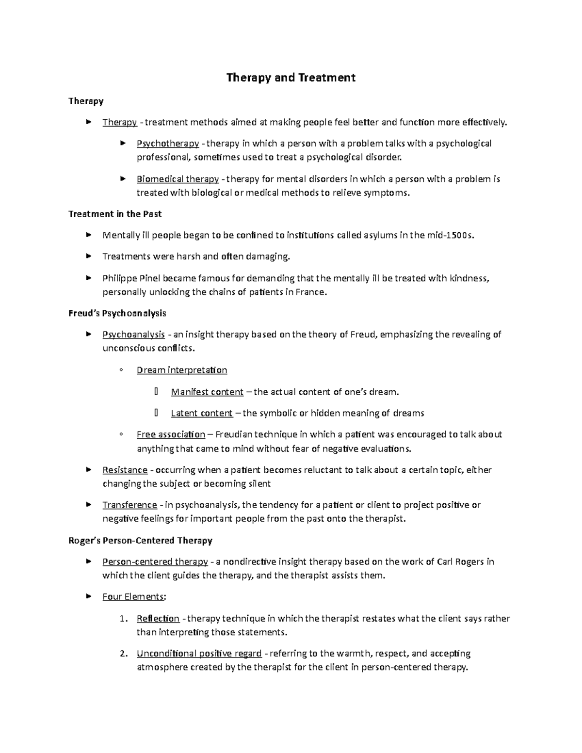 Therapy and Treatment - Therapy and Treatment Therapy Therapy ...