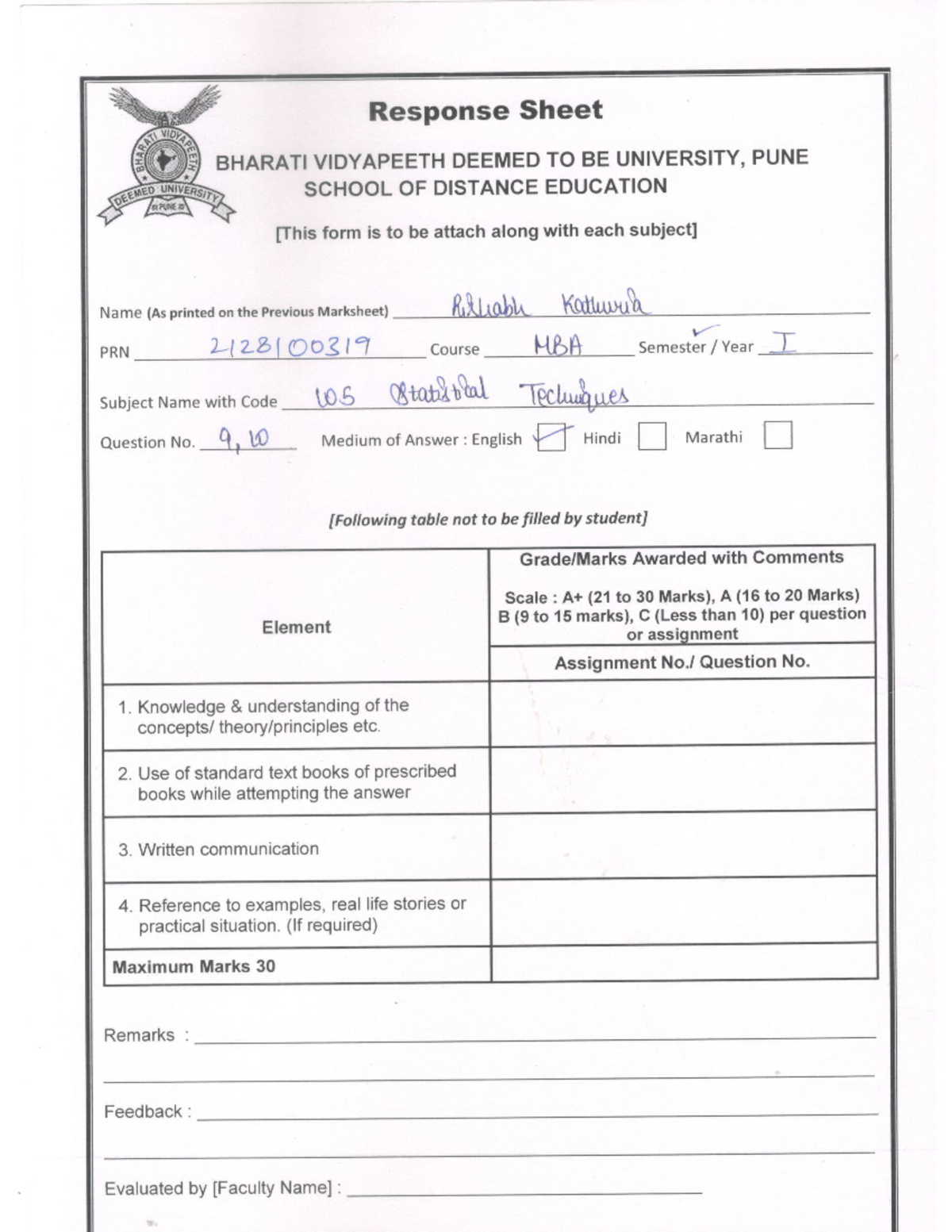 105 - Assignment Notes for MBA sem 1 - masters mba - Studocu