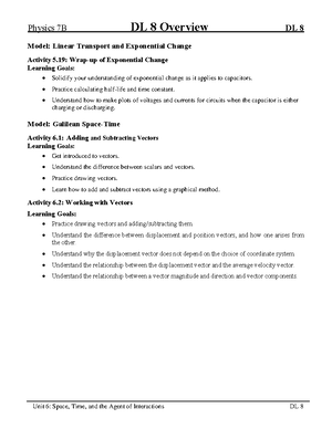 Lab 7 - Test of Newtons Law - Test of Newton’s Law F = ma Learning ...