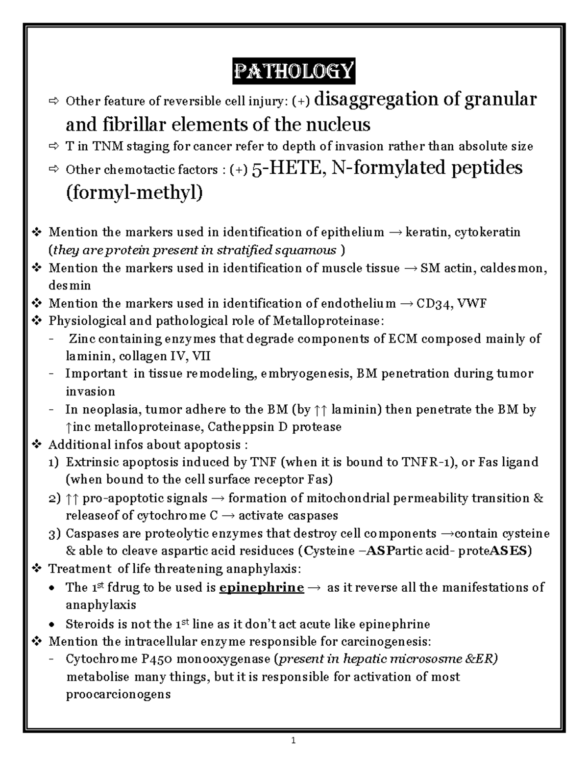 Uworld Step 1 Pathology Notes (Multiple Authos) (Z-Library) - Pathology ...