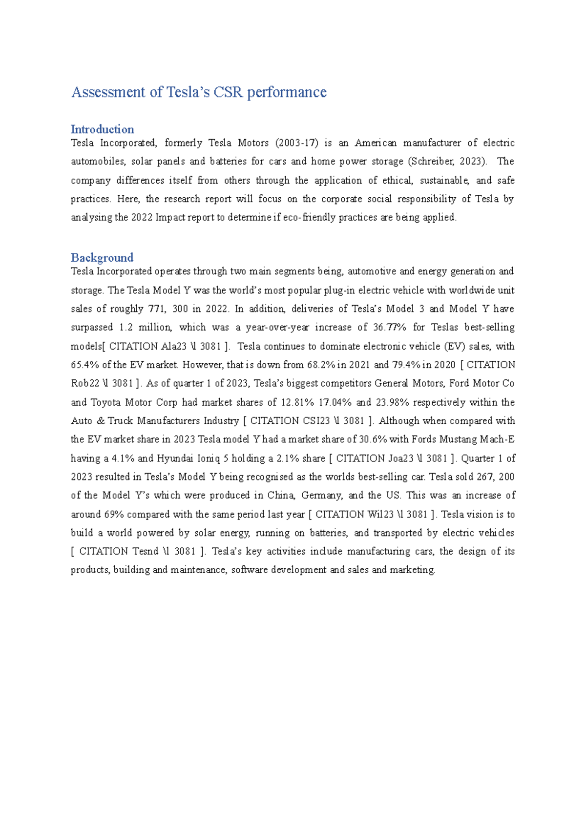 BSB250 A3 - This is the last assignment for the course - Assessment of ...